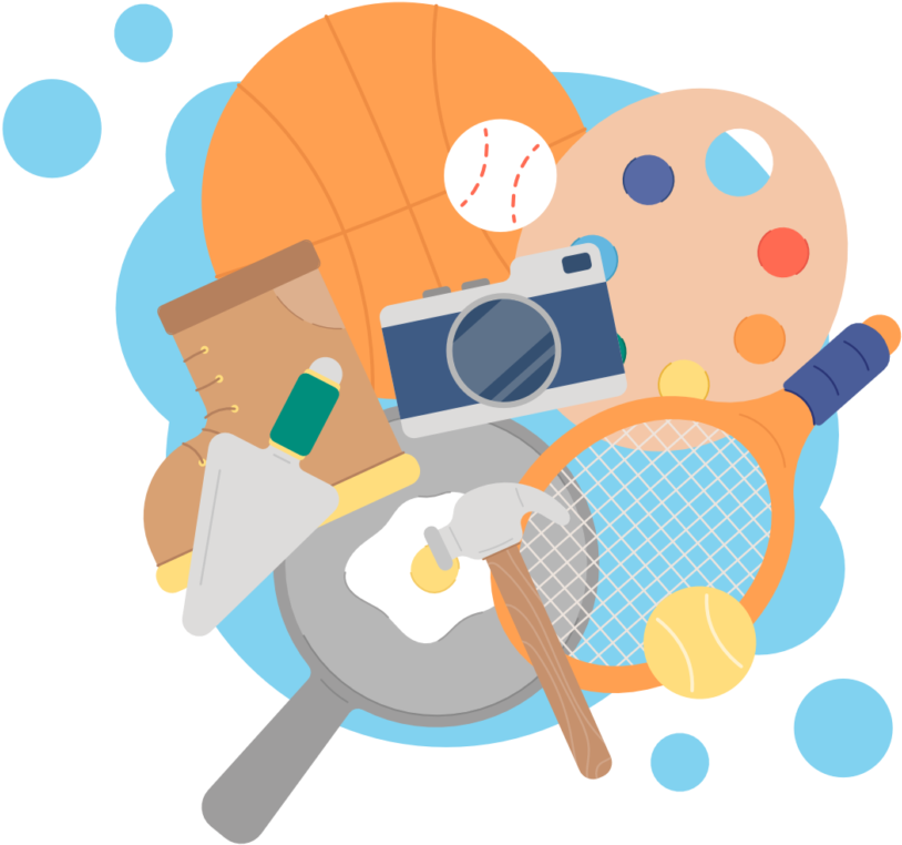 Download Hobbies To Get A Girl - Illustration Clipart (#5396865 ...