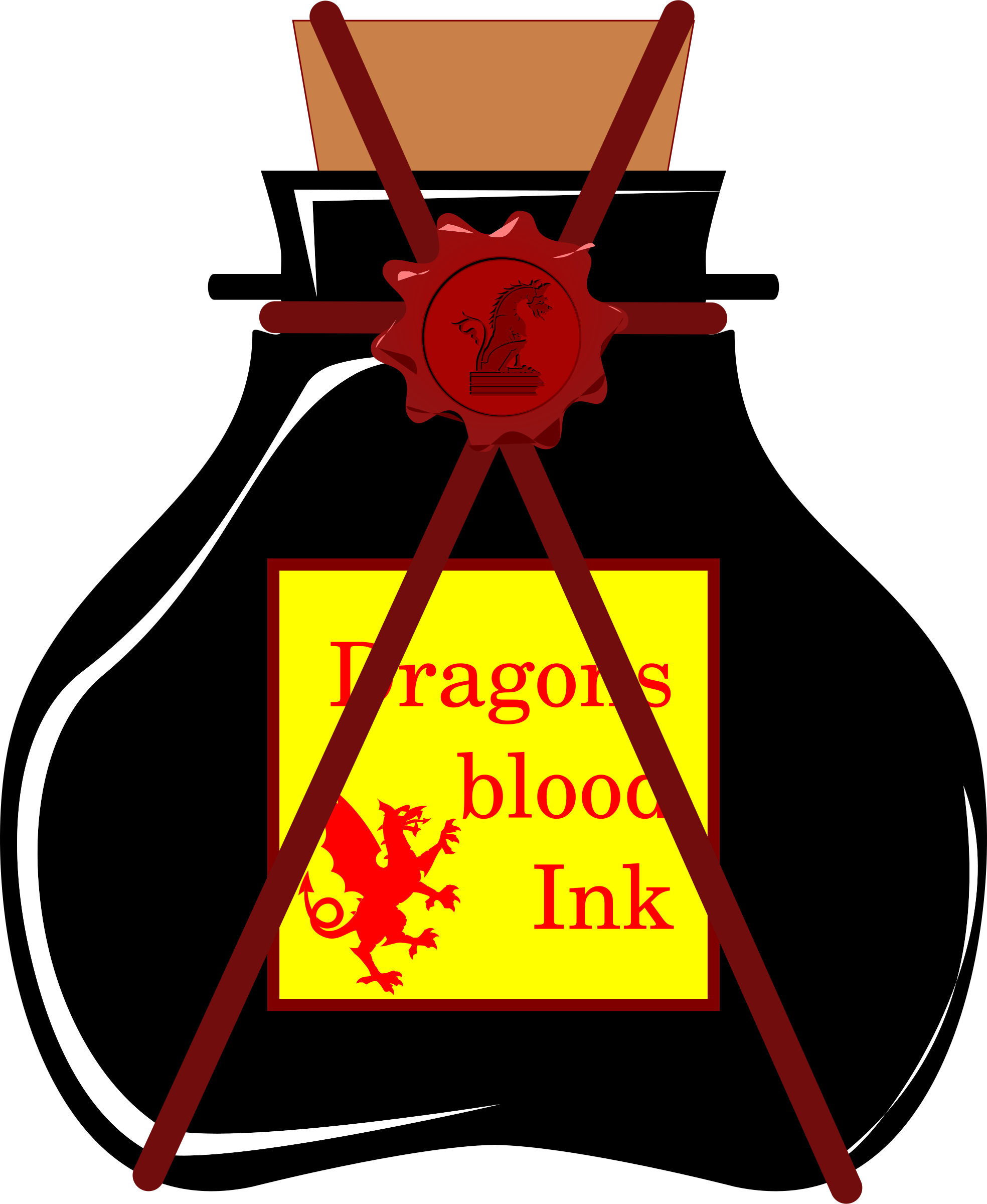 Dragons Blood Ink Clip Arts - Clip Art - Png Download - Full Size ...