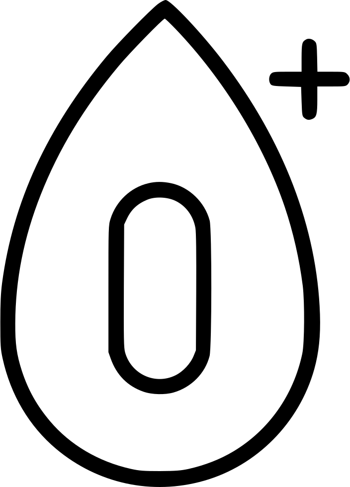 O Positive Blood Type - Circle Clipart - Full Size Clipart (#5398452 ...