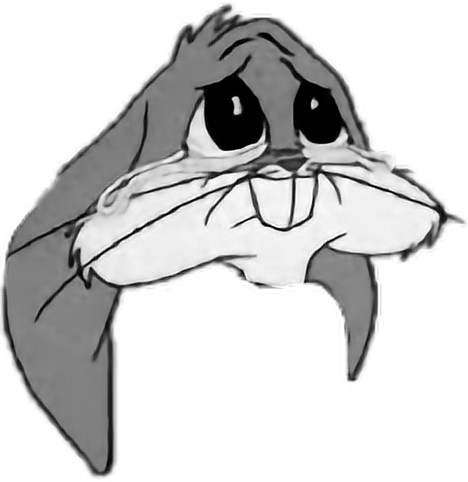 Bunny Bugsbunny Rabbit Upset Cry Baby Weptfreetoedi - Bugs Bunny Png ...