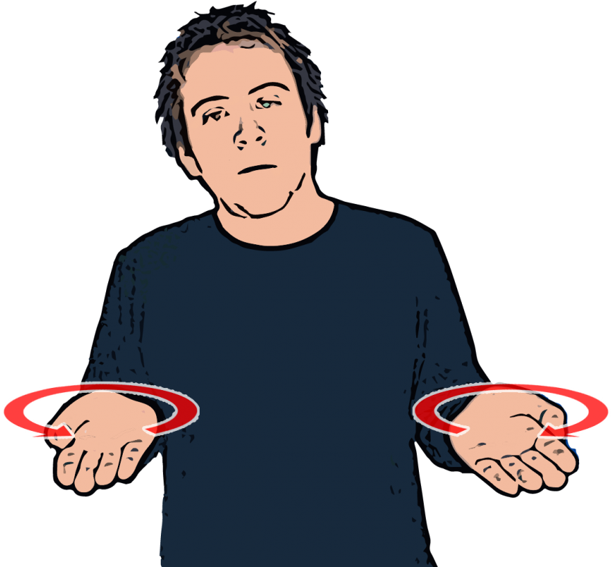 British Sign Language - Bsl Sign Clipart - Full Size Clipart (#541895 ...