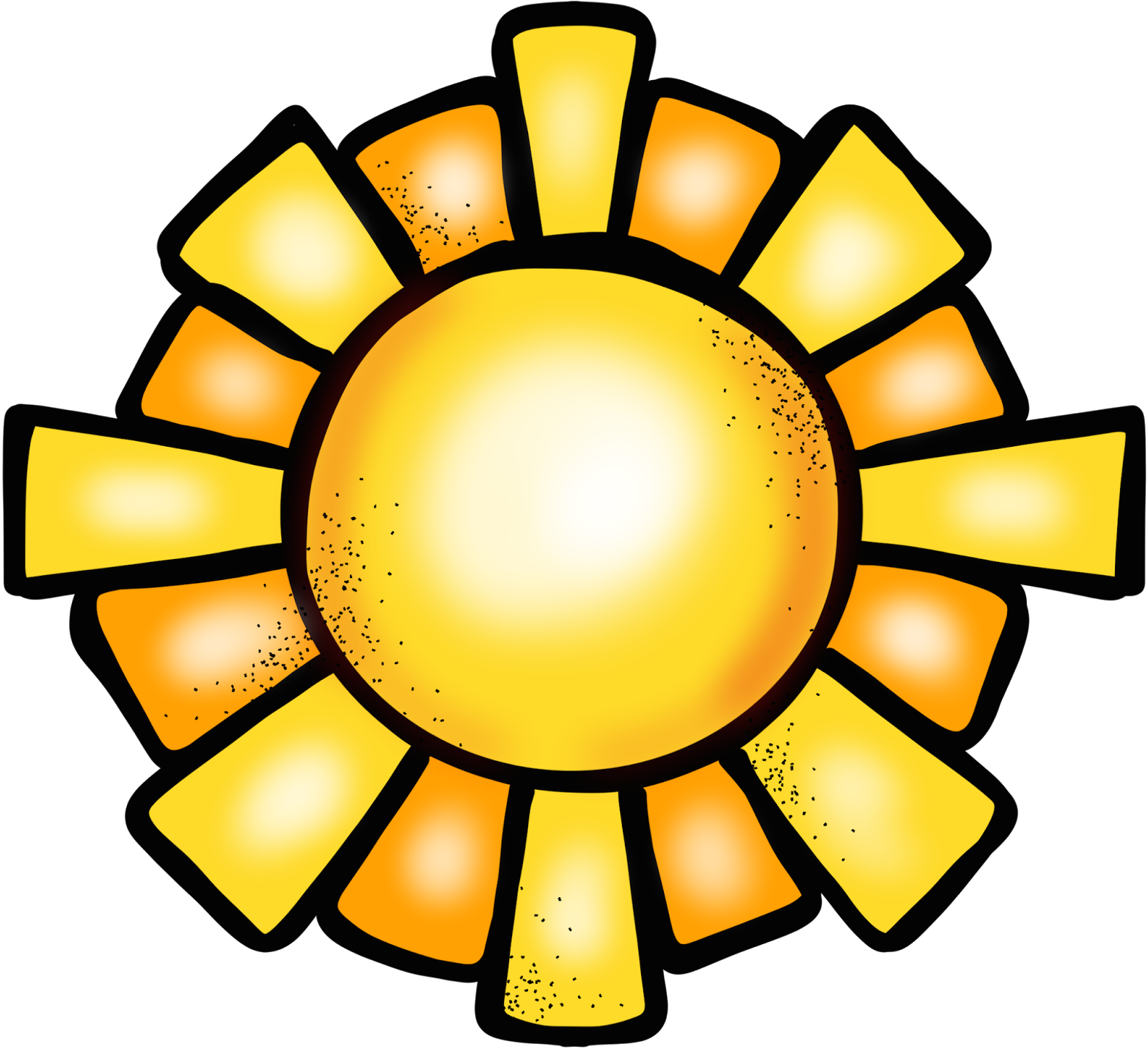 Clip Art By Edu Clips - Cartoon Flower Coloring Pages - Png Download ...