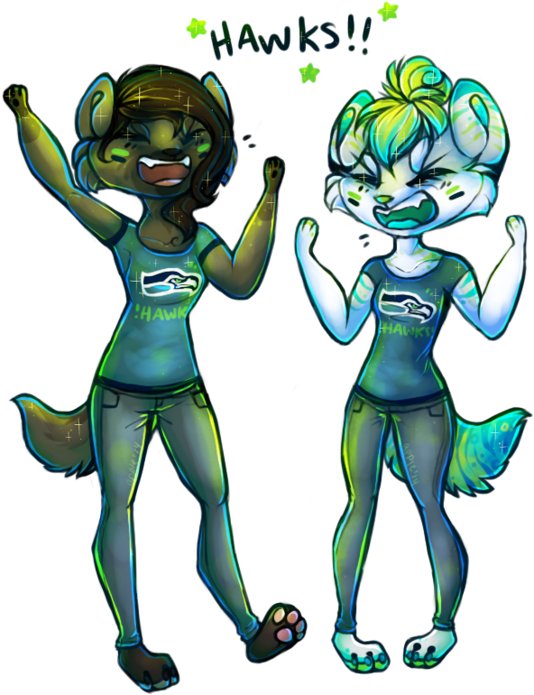 Seahawks - Cartoon Clipart - Full Size Clipart (#547843) - PinClipart