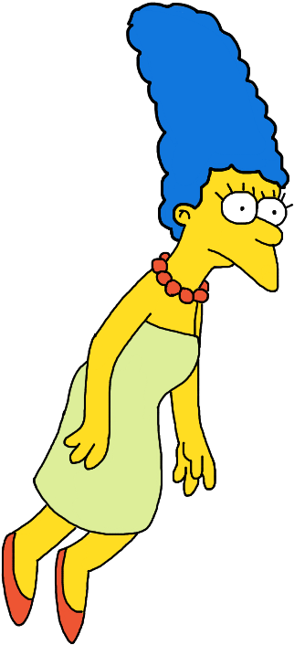1987 Marge Simpson - The Simpsons Clipart - Full Size Clipart (#548554 ...