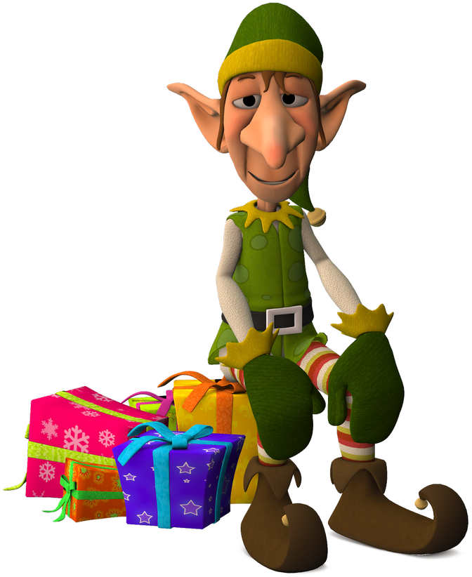 Elf - Funny Elf Clipart - Full Size Clipart (#549047) - PinClipart