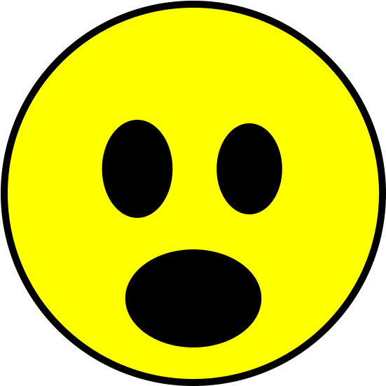 Surprised Smiley 40 Clipart - Full Size Clipart (#5400565) - PinClipart
