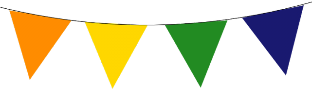 Pennant Banner Clipart Transparent Background - Png Download - Full ...