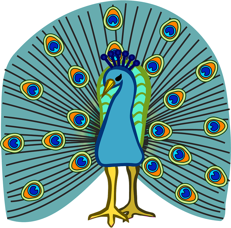 Peacock Clipart - Clip Art - Png Download - Full Size Clipart (#5403047 ...
