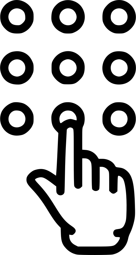 Dial Enter Password Numbers Keys Hand Svg Png Icon - Enter Number Icon ...