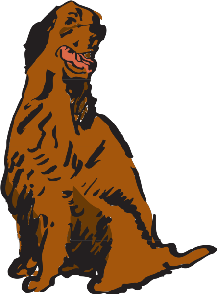 Download Sitting And Panting Dog Png Images Clipart (#5409844) - PinClipart