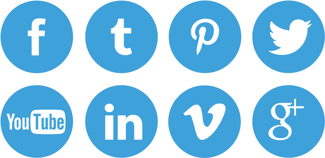 Social Media Icon Blue Png Clipart - Full Size Clipart (#5410075 ...