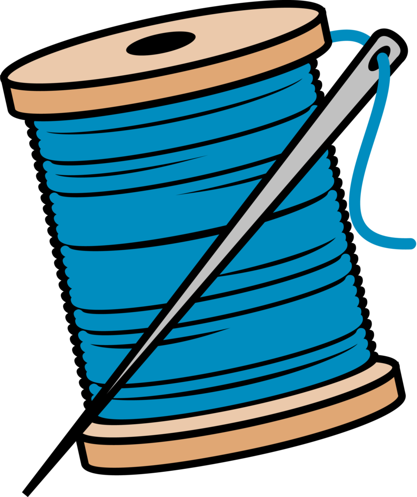 Needle And Thread Clip Art - Png Download - Full Size Clipart (#5410247 ...