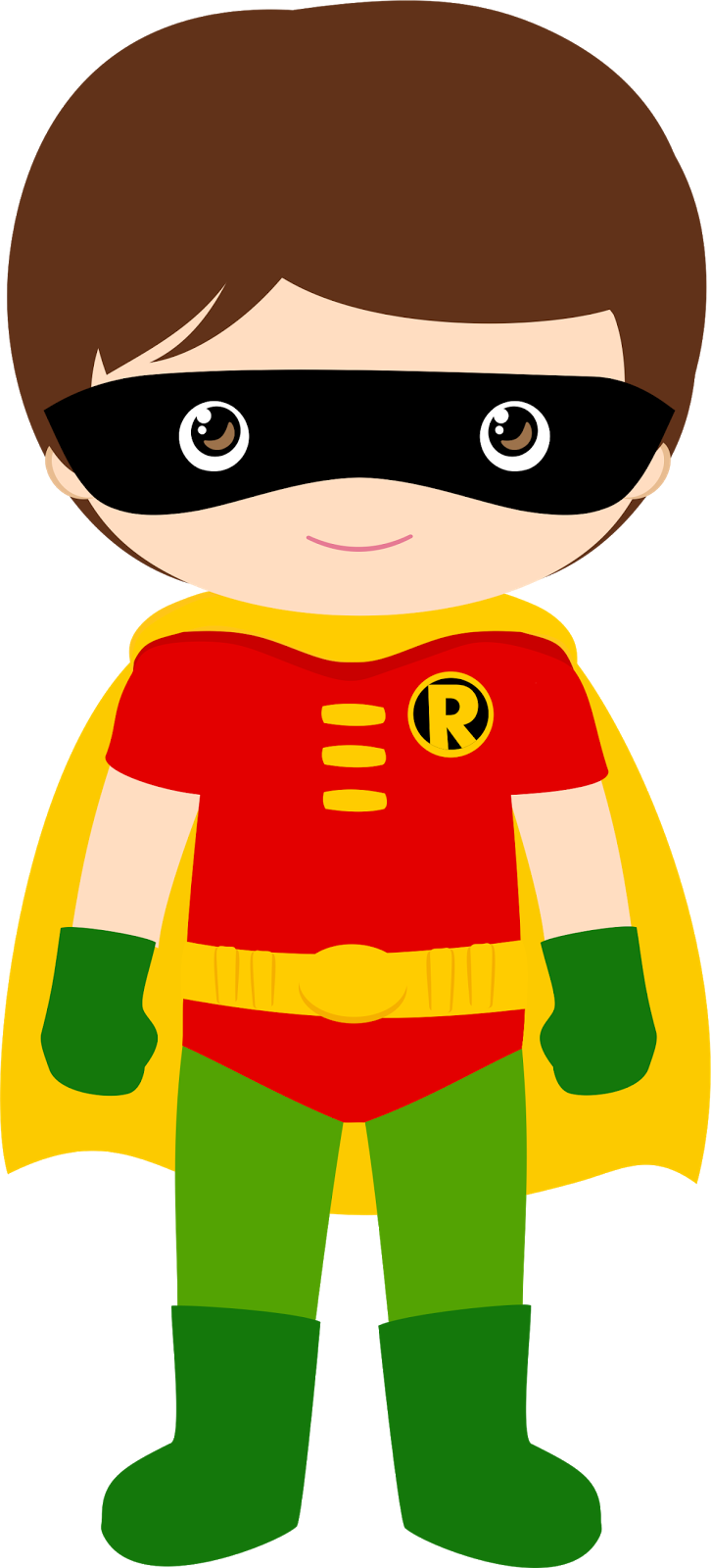 Super Hero Kids Clipart Png Transparent Stock Characters - Robin Batman ...