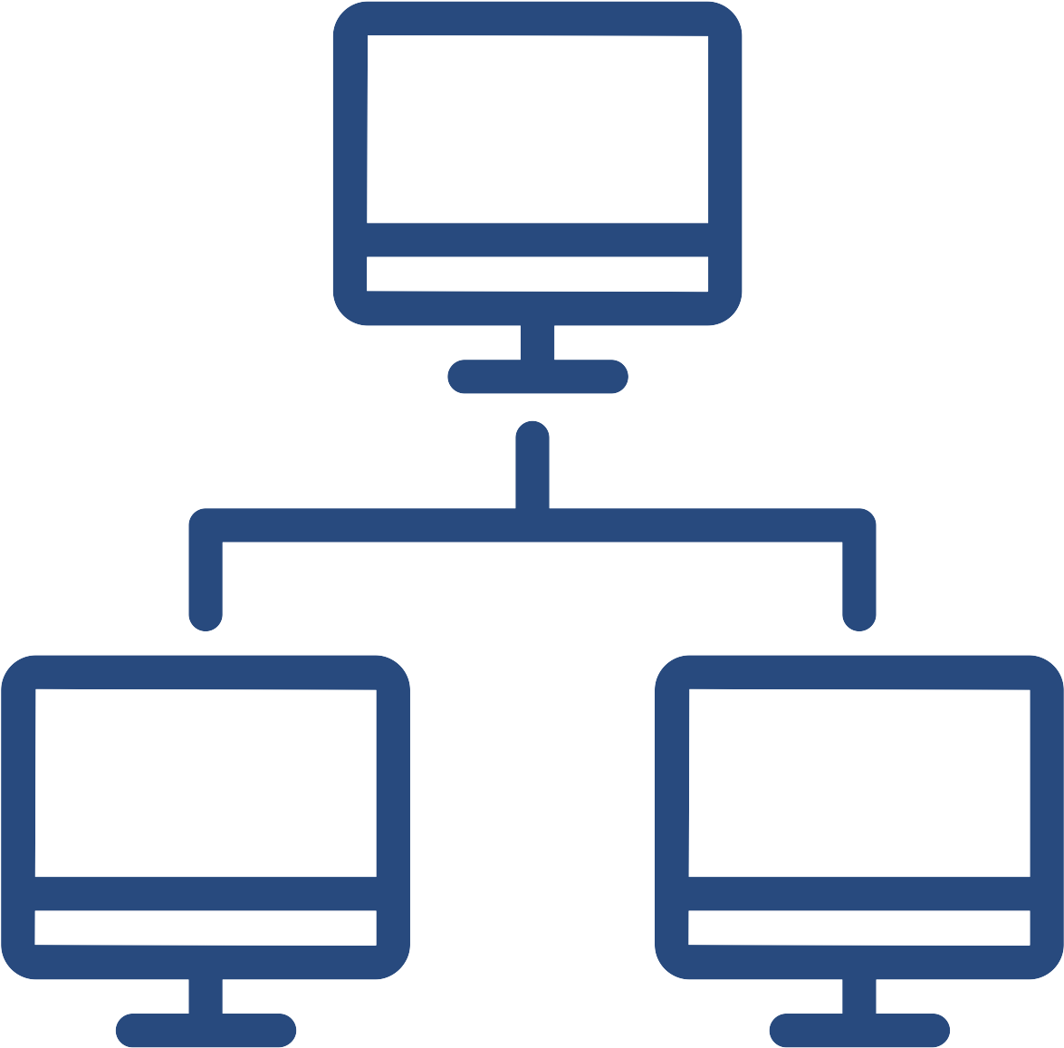 Simple Computer Networking Clipart - Full Size Clipart (#5411809 ...