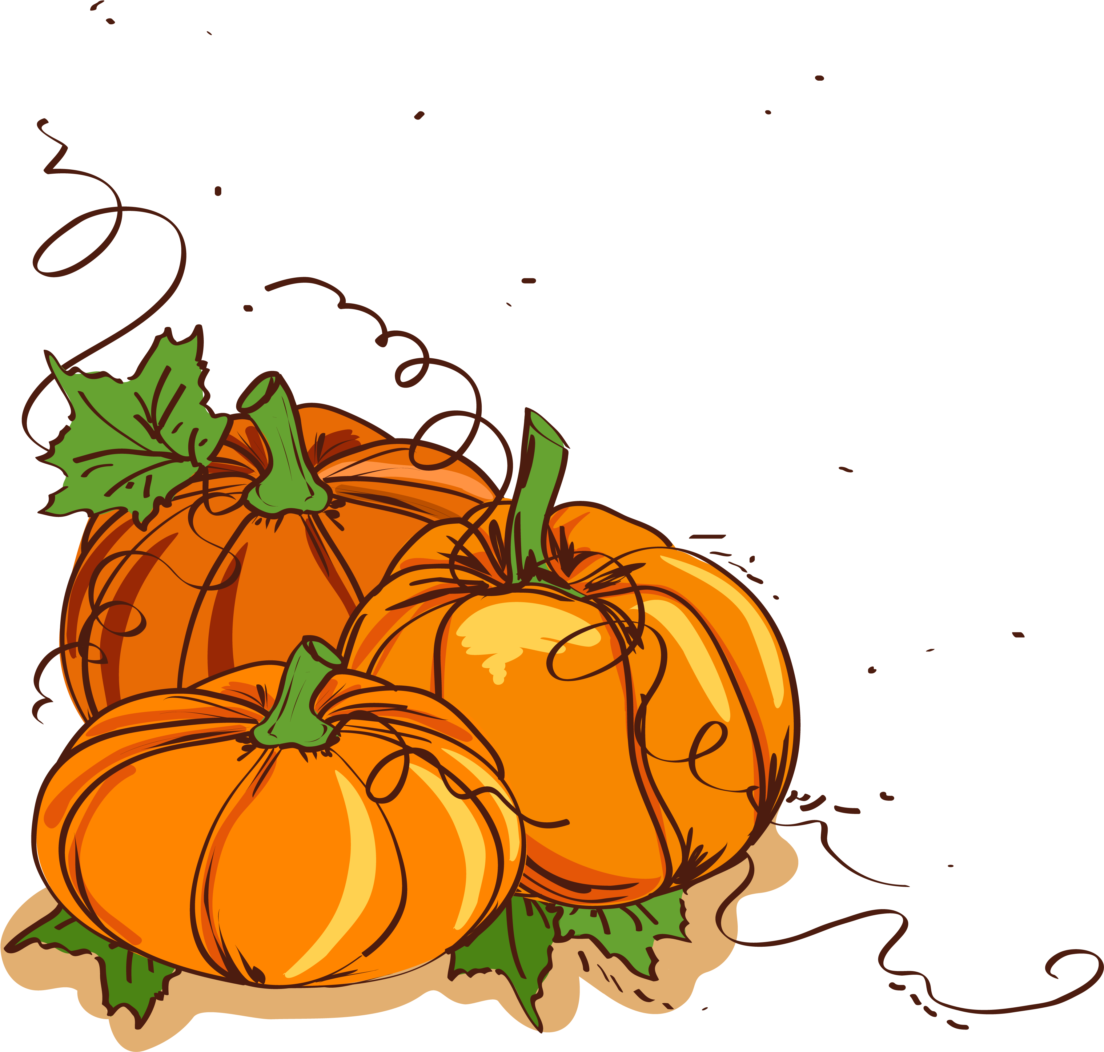 Download Thanksgiving Dinner Pumpkin Clip Art - Thanksgiving Pumpkin ...