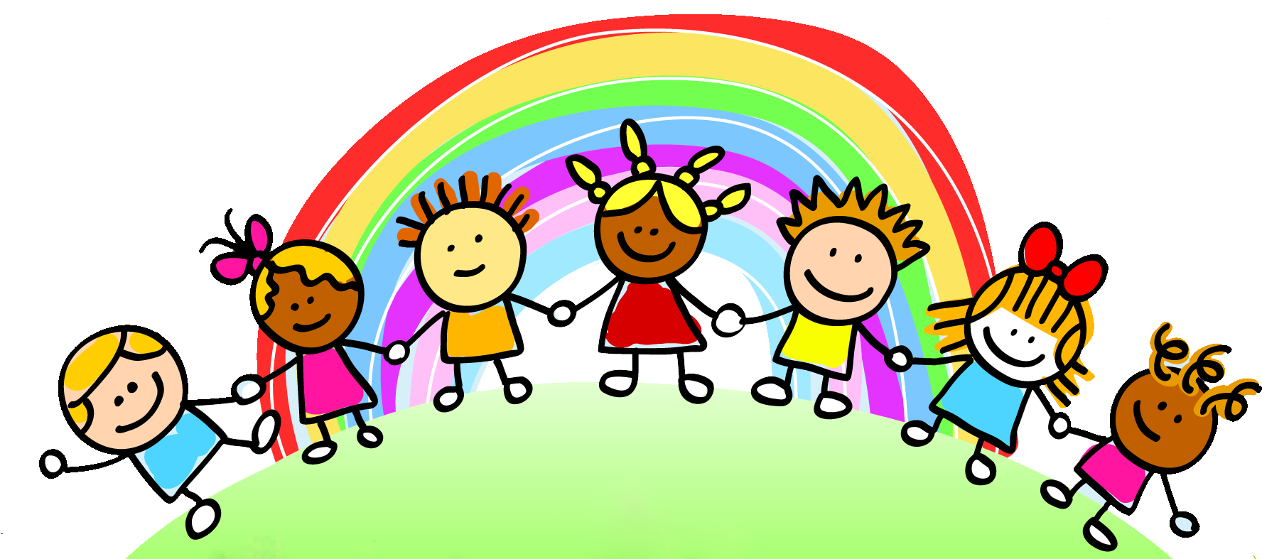Rainbow Clipart For Kids - Kids Rainbow Clipart - Png Download - Full ...