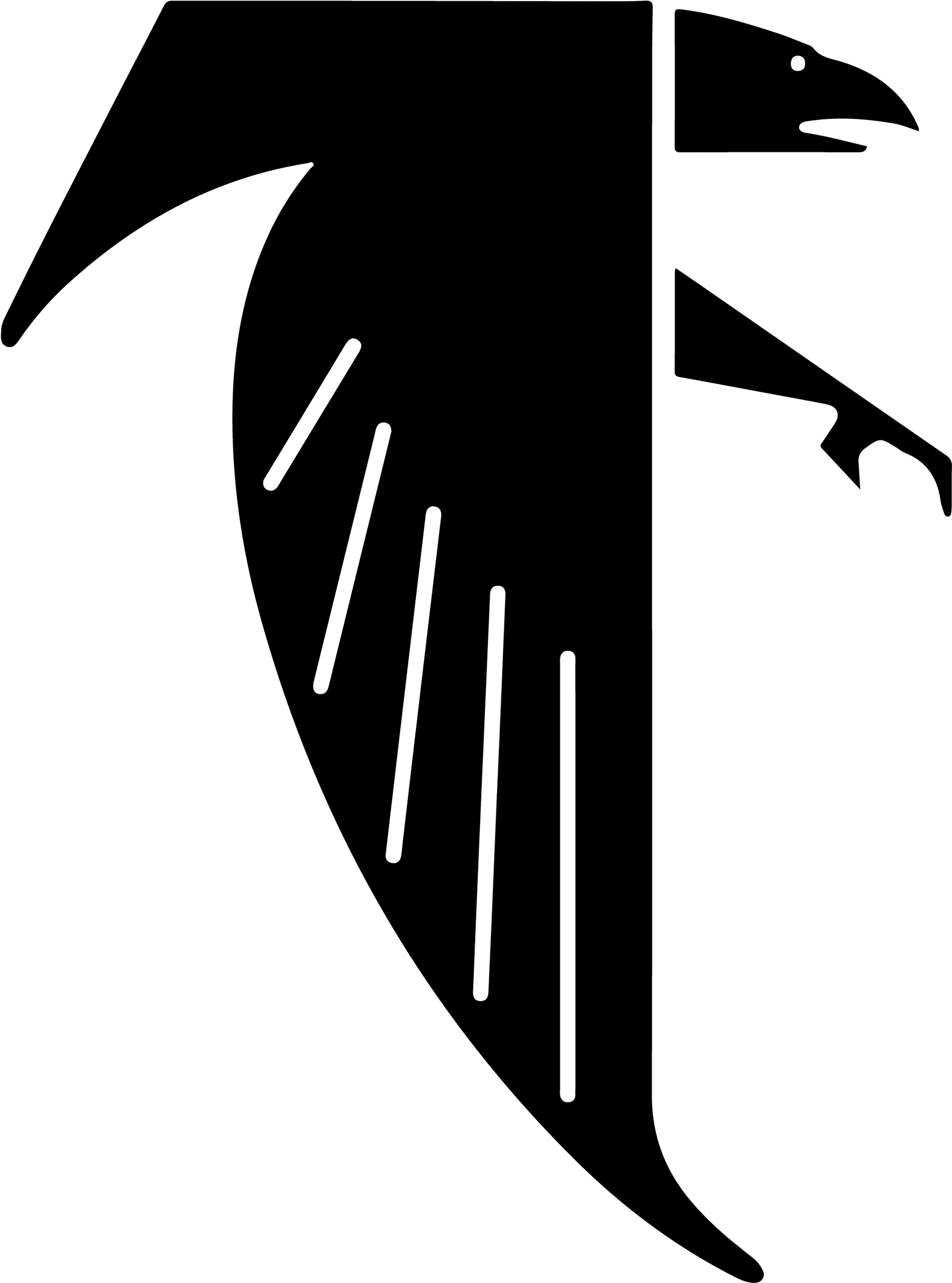 Throwback Atlanta Falcons Logo Clipart - Full Size Clipart (#5417369 ...