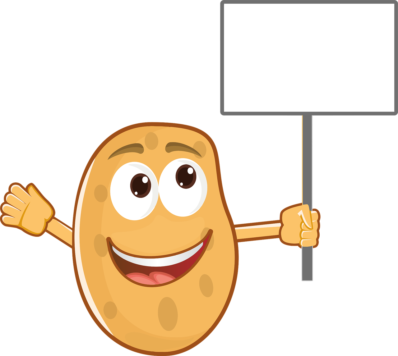 Happy Potato Clip Art - Png Download - Full Size Clipart (#5418101 ...