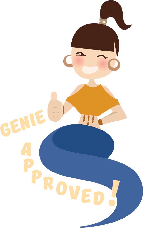 Genie Approved - Cartoon Clipart - Full Size Clipart (#5420260 ...