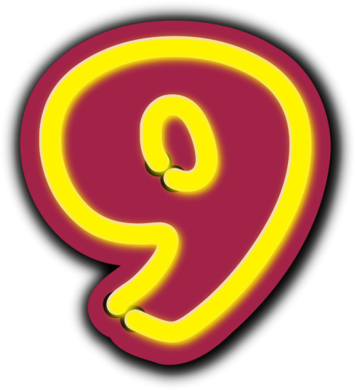 Number Nine Png Clip Art - Illustration Transparent Png - Full Size ...