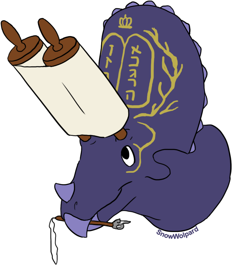 Transparent Shabbat Shalom Clipart - Jewish Dinosaur - Png Download ...