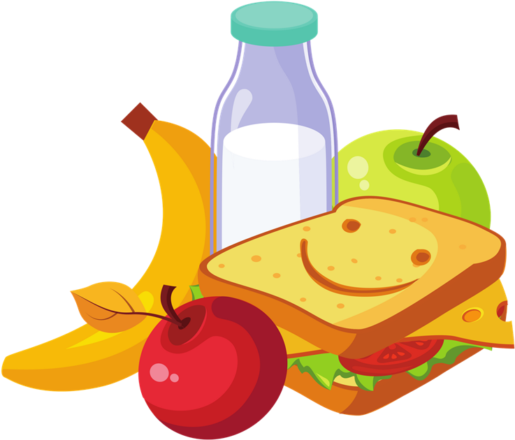 Download School Lunch - Animated Picture Of Food Clipart (#5422548 ...