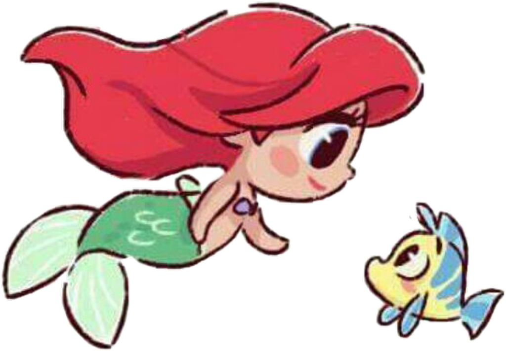 Cute Ariel Drawing Clipart - Full Size Clipart (#5424337) - PinClipart