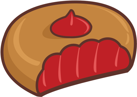 Jam Donut Cartoon Clipart - Full Size Clipart (#5424959) - PinClipart