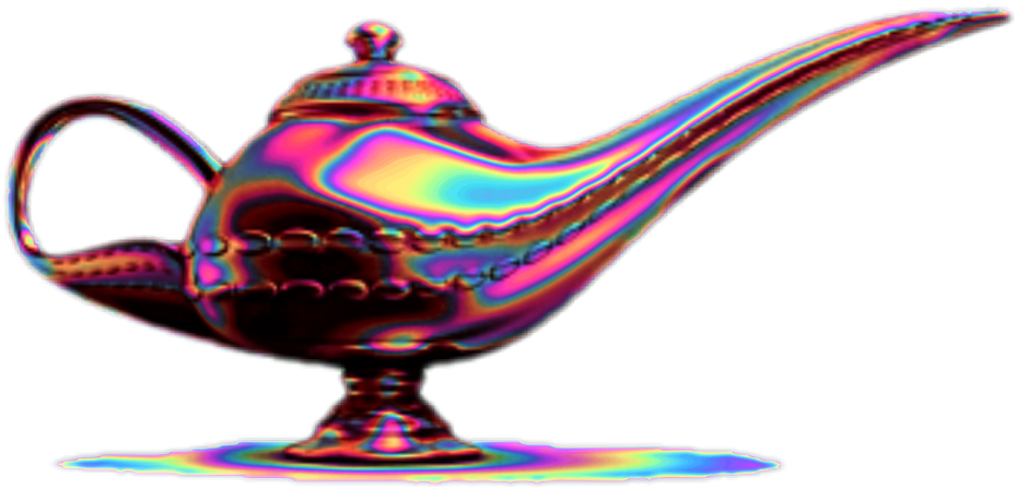 Transparent Magic Lamp Clipart - Genie In A Bottle Transparent - Png ...