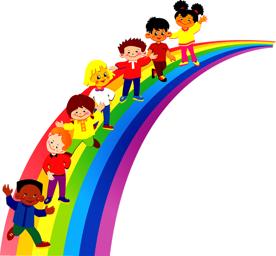Download Kindergarten Rainbow - Kindergarten School Kids Clipart - Png CE8