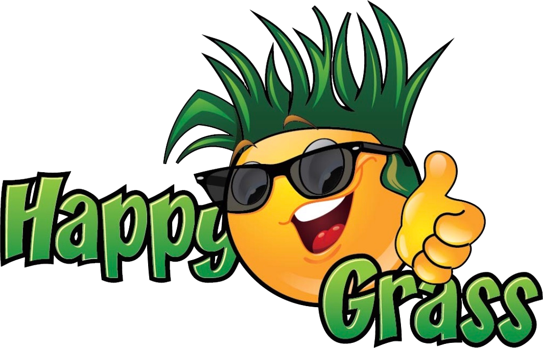 Happy Grass Commercial Residential - Clip Art Lawn Care - Png Download ...