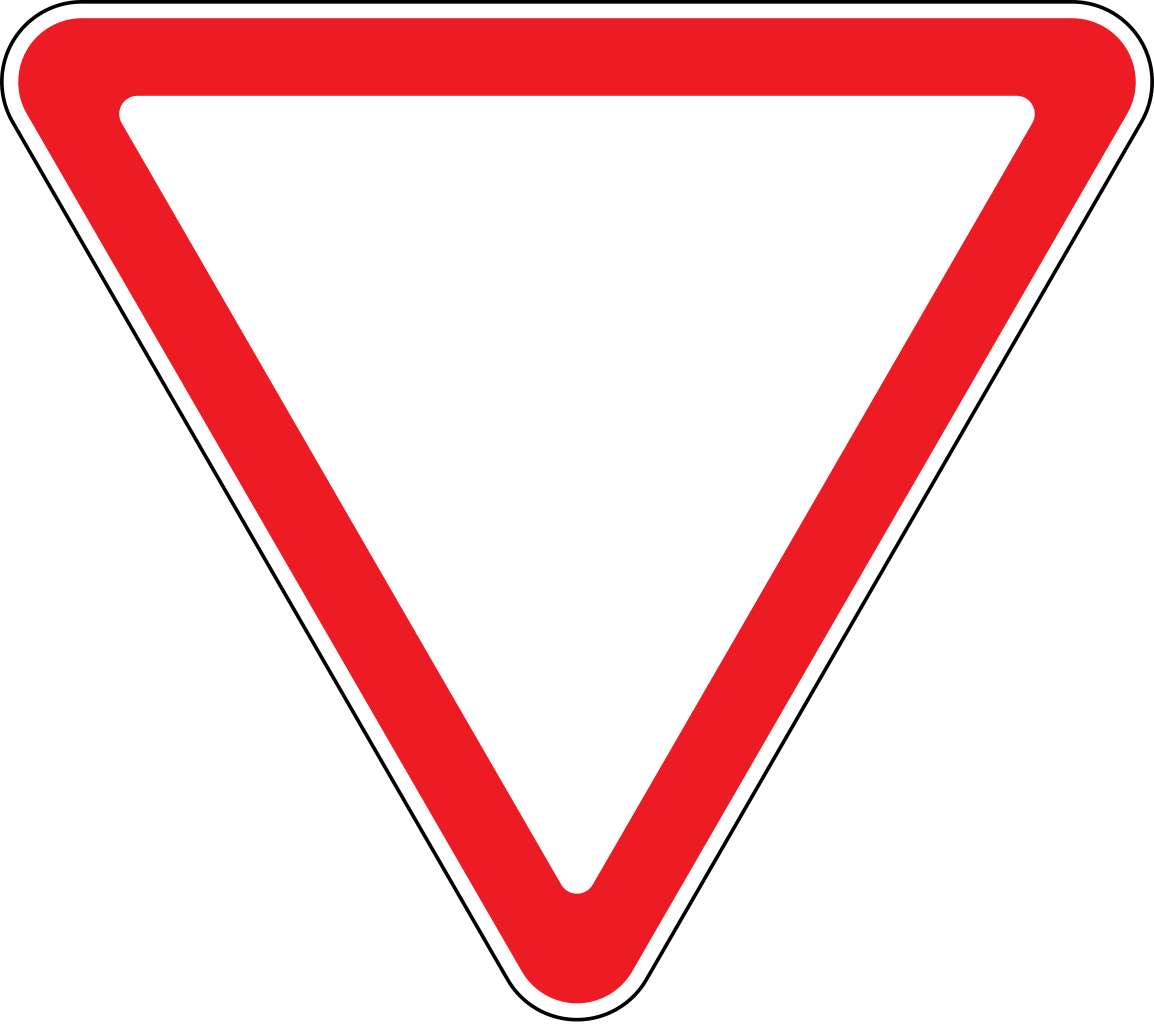 Give Way Sign Uk Clipart - Full Size Clipart (#5432159) - PinClipart