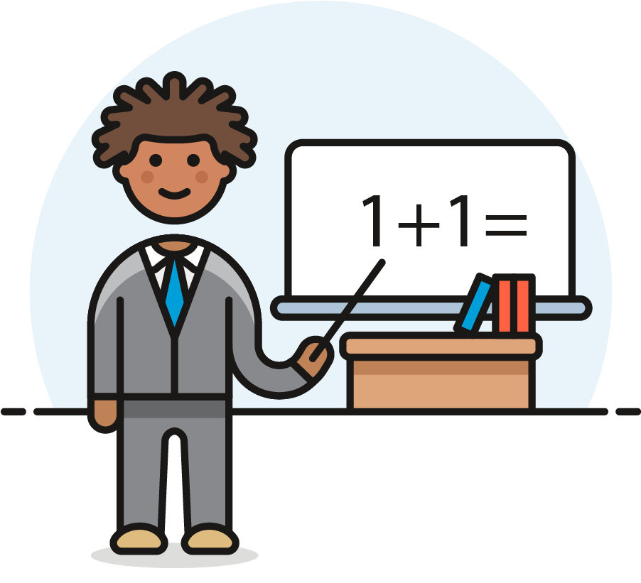 Download Teacher Maths Cartoon Clipart (#5432244) - PinClipart