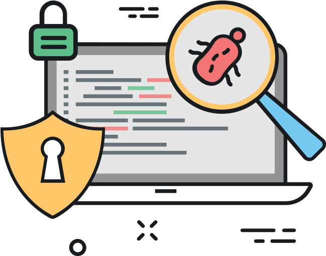 Download Secure Code Review - Network Penetration Testing Logo Png ...