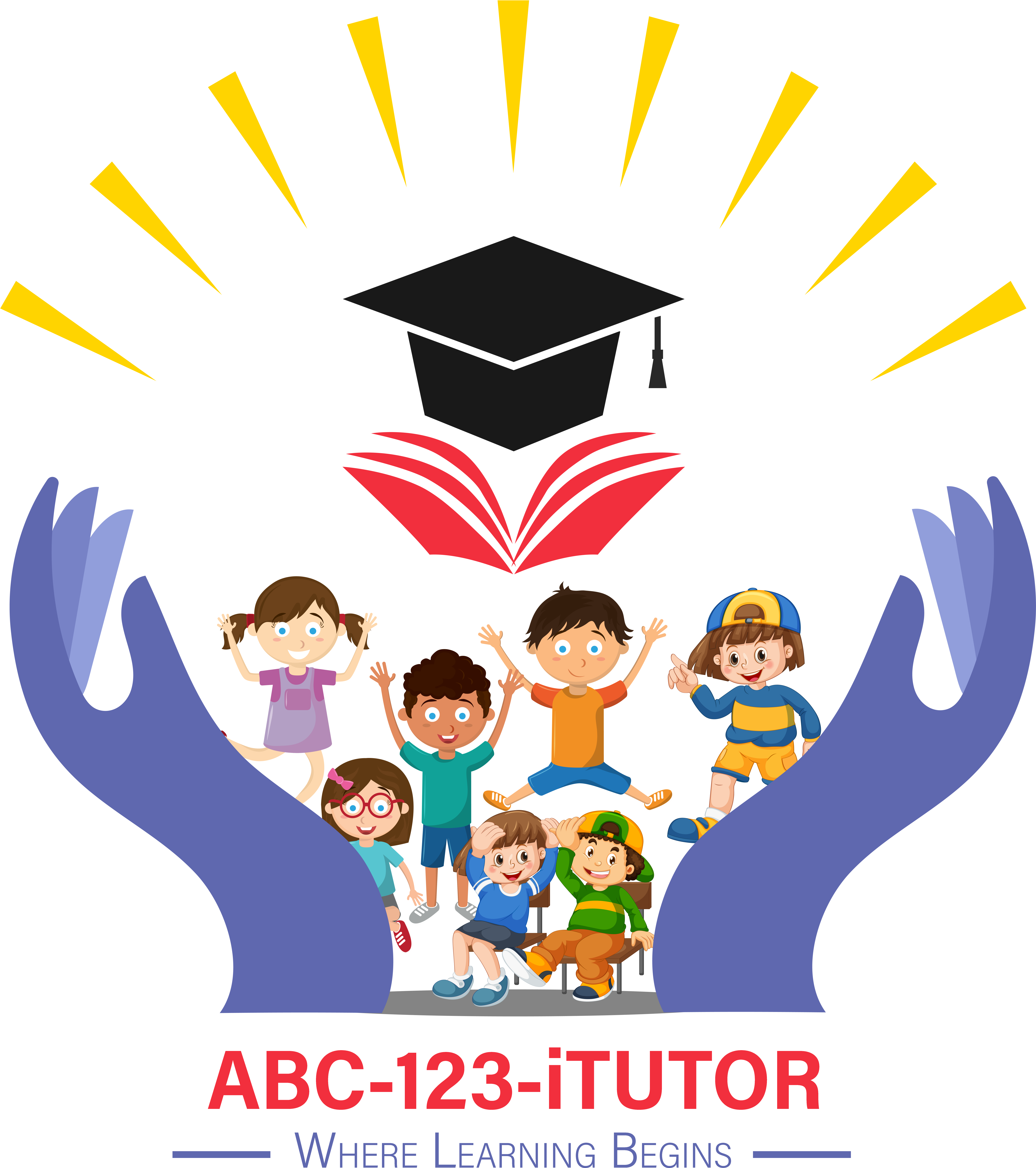 Abc 123 Itutor - Poster Clipart - Full Size Clipart (#5436575) - PinClipart