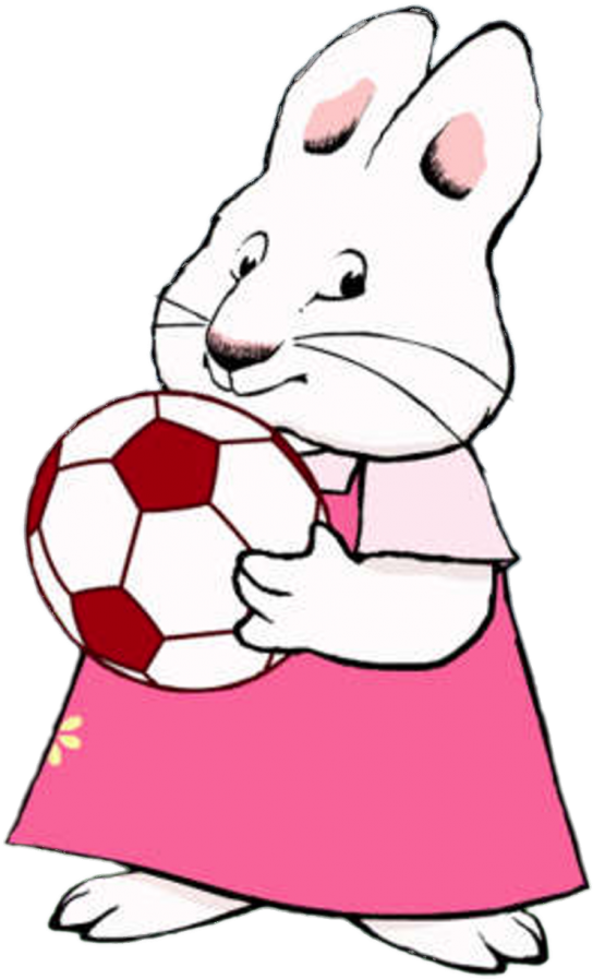 Ruby Playing With Football - Max And Ruby Feet Clipart - Full Size ...