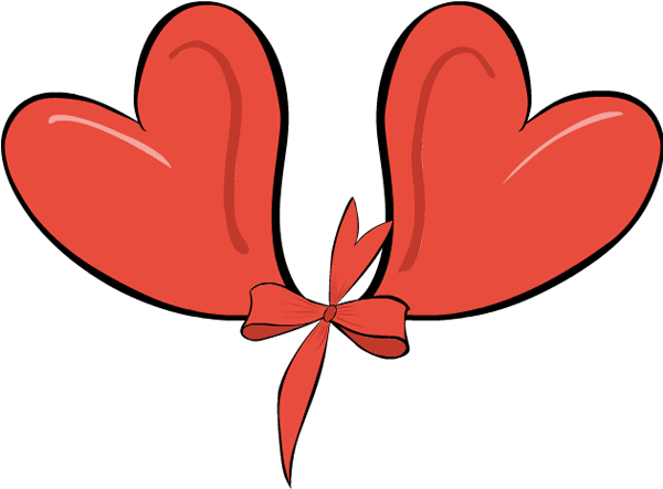 Clip Art Heart String Tied Ribbon Valentines Day Border - Clip Art ...