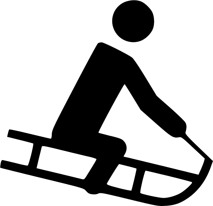 Download Toboggan Sled Transparent Png - Sledding Sled Transparent ...