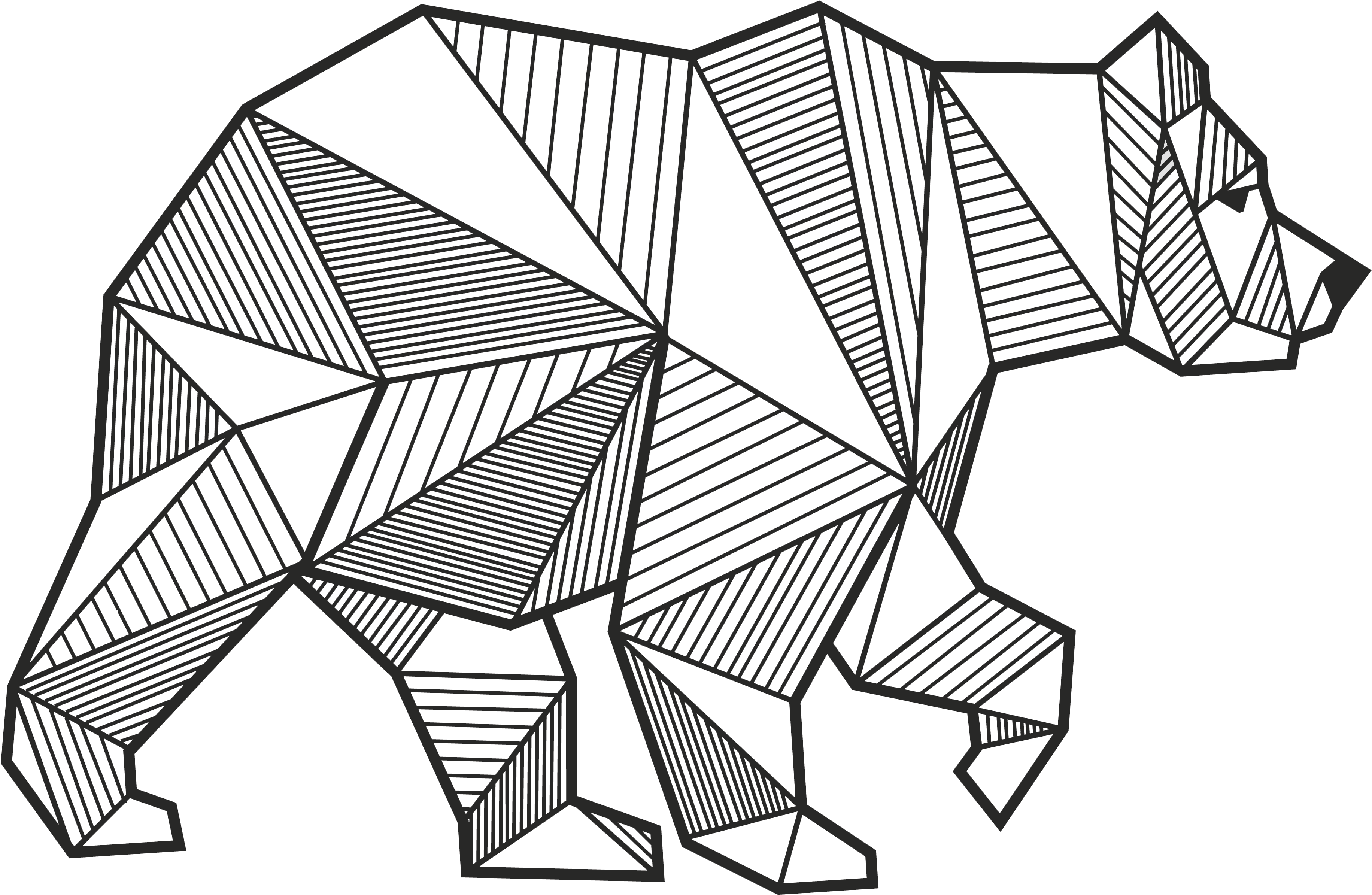 Collection Of Free Rhino Drawing Geometric Download Line Art 