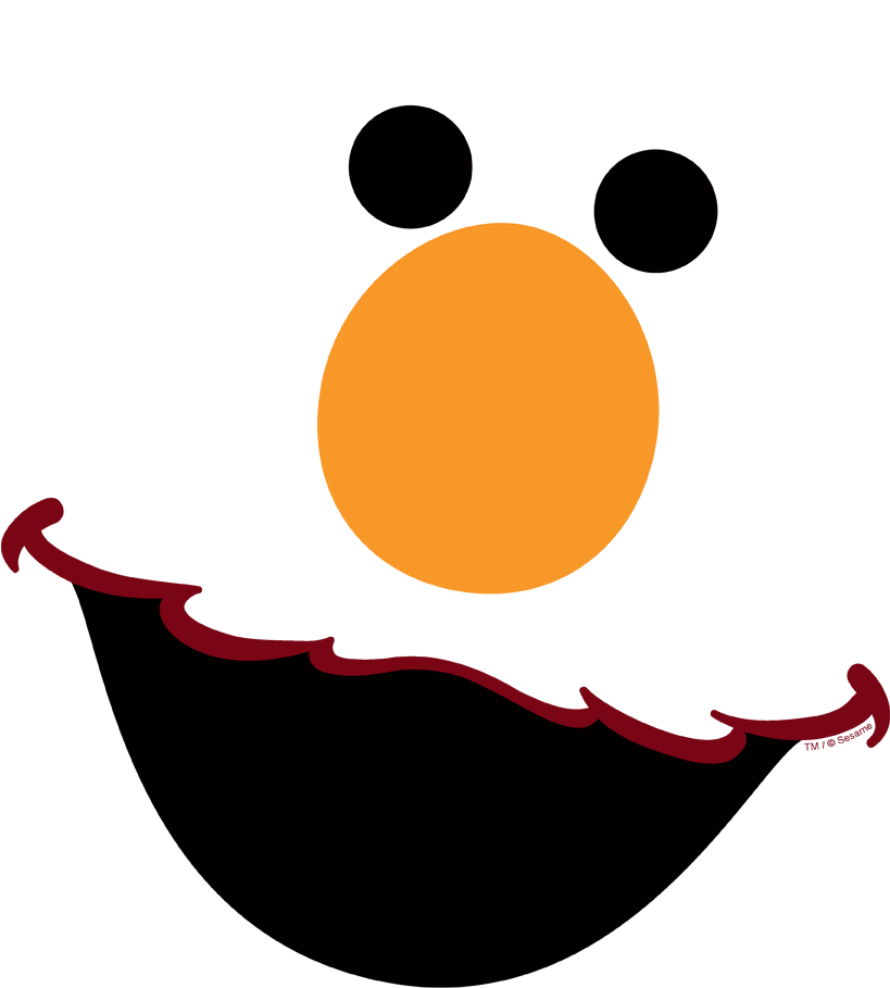 Elmo Face Transparent Background Clipart - Full Size Clipart (#5441910 ...