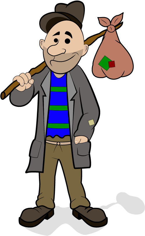Download Clipart Hobo Picture Royalty Free Stock Hobo Clipart - Cartoon ...