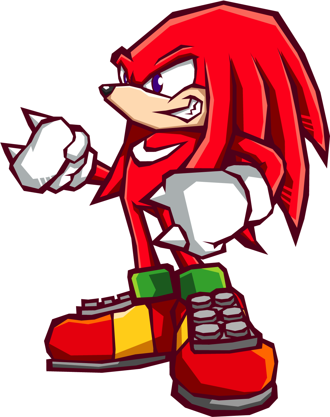 Knuckles The Echidna Sonic Battle Clipart - Full Size Clipart (#5443400 ...