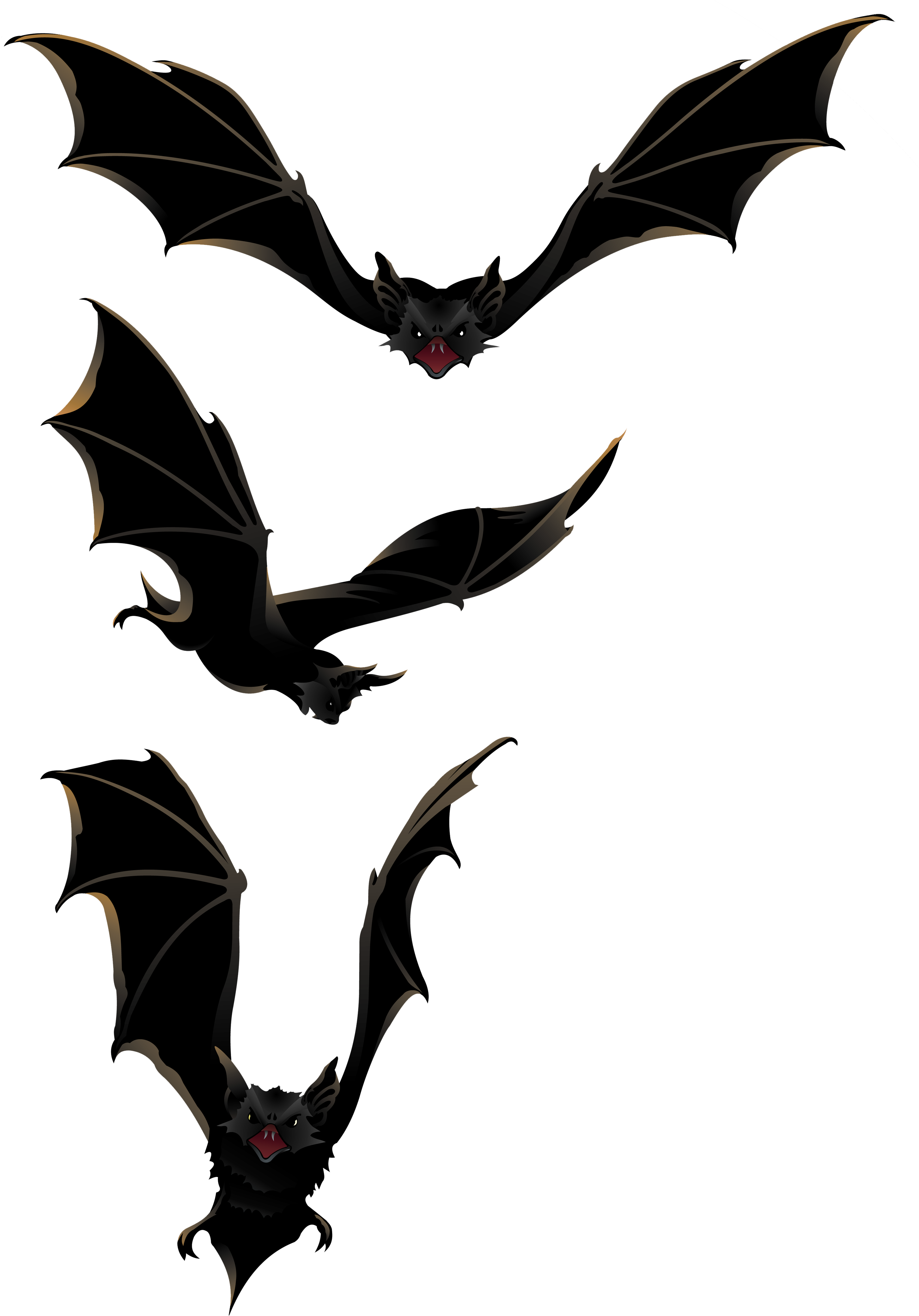 Transparent Bat Clip Art - Bats Clip Art Free - Png Download - Full ...