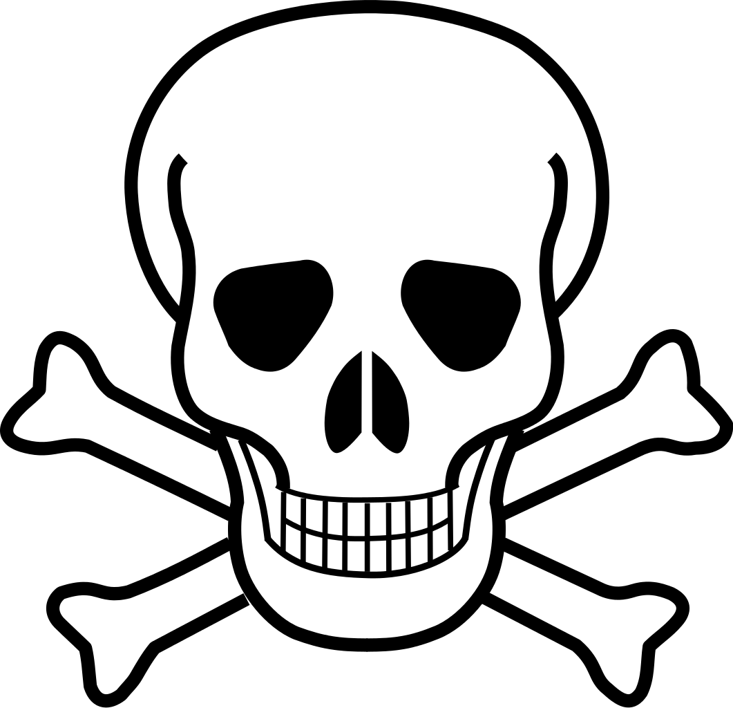 Dead Clipart Death Symbol - Skull And Crossbones - Png Download - Full ...