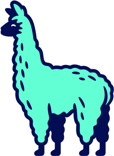 Fat Llama Logo Clipart - Full Size Clipart (#5445939) - PinClipart