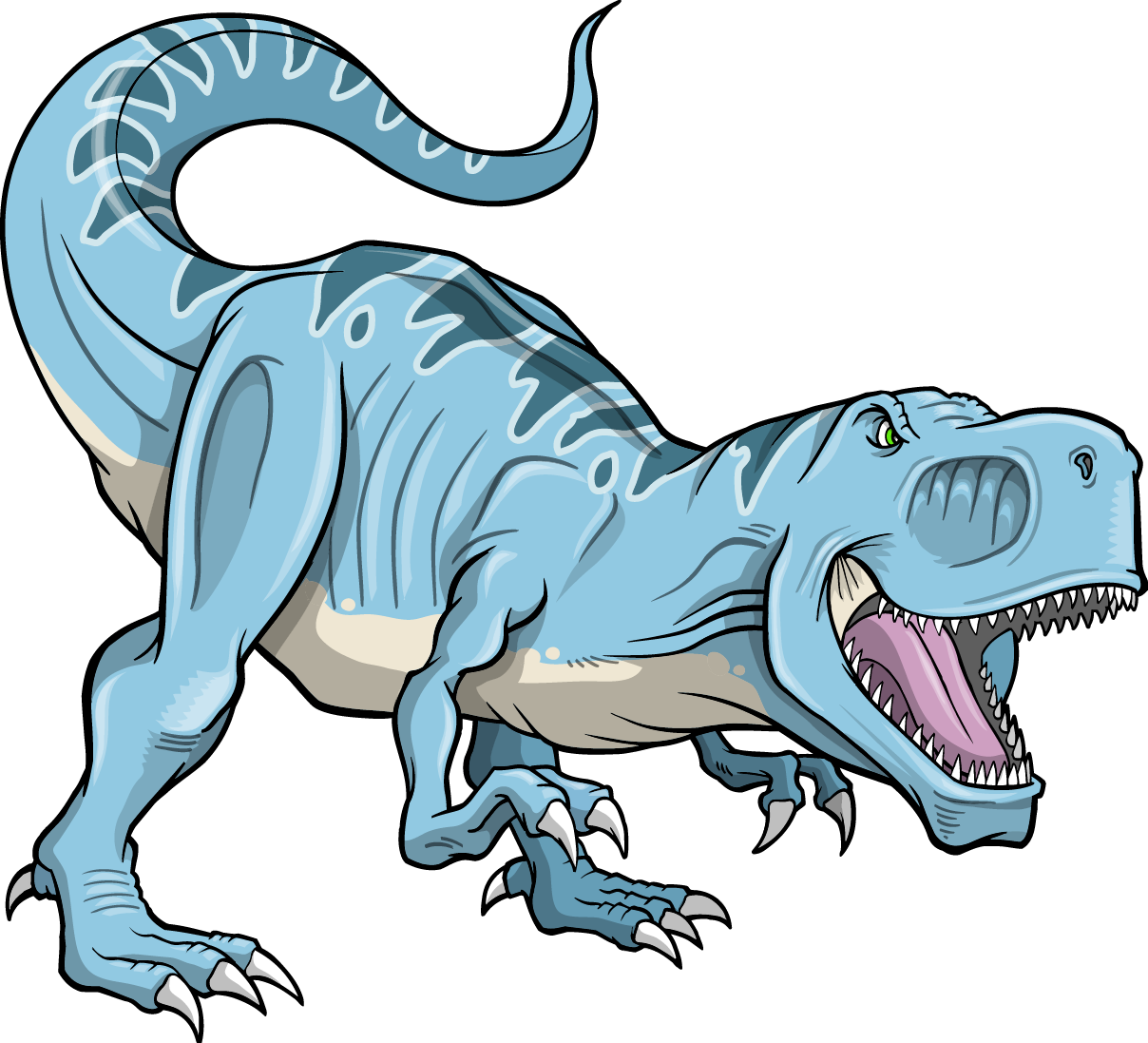 Download Blue T Rex Dinosaur Clipart - Png Download (#5446577) - PinClipart
