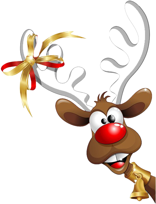 Rudolph Png Hd - Transparent Christmas Reindeer Png Clipart - Full Size ...