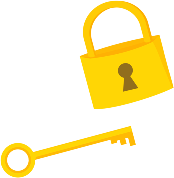 Download Transparent Lock And Key Clipart - Lock And Key Clipart - Png ...