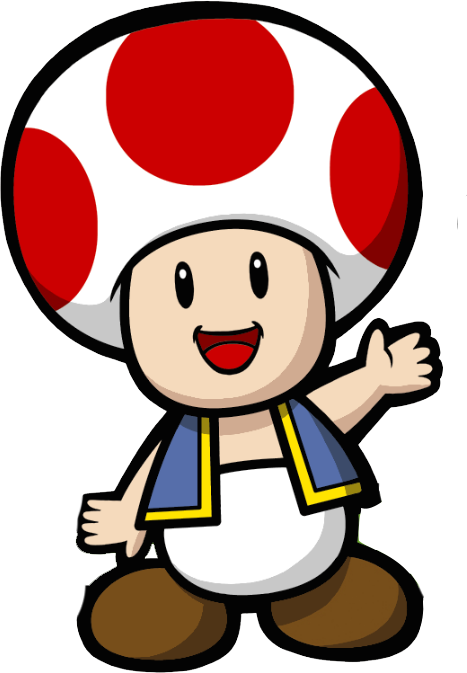 Transparent Hostage Clipart - Super Paper Mario Toad - Png Download ...