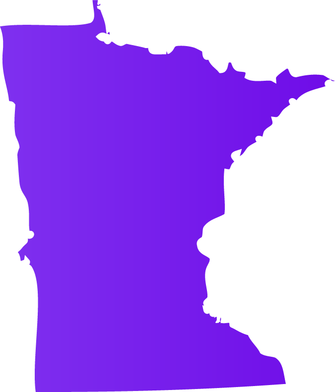 Minnesota Shape Of The State - Outline Of Minnesota Clipart - Full Size ...